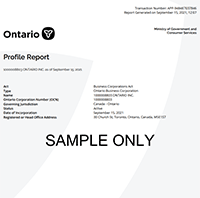 Guide To Understanding An Ontario Corporate Profile Report